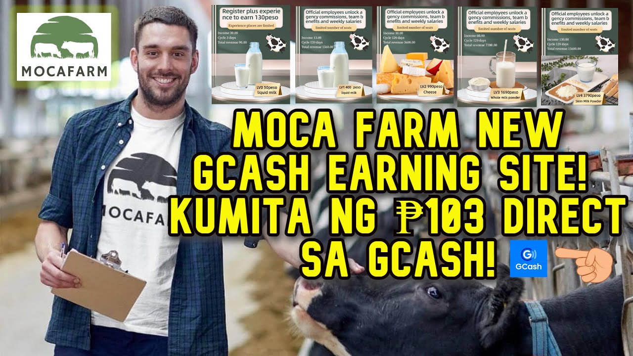 MOCA FARM KUMITA AKO NG ₱103 DIRECT SA GCASH KO SA LOOB NG 3 DAYS - YouTube