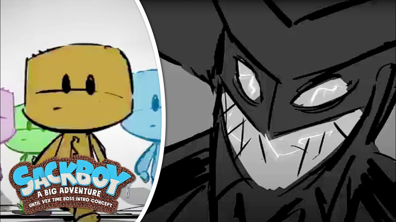 Sackboy A Big Adventure Early Footage - Until Vex Time boss intro - YouTube
