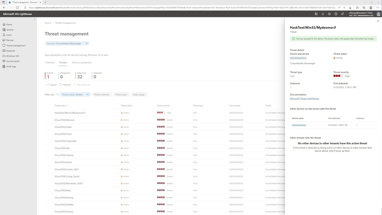 Discover Active Threats in M365 Lighthouse - YouTube