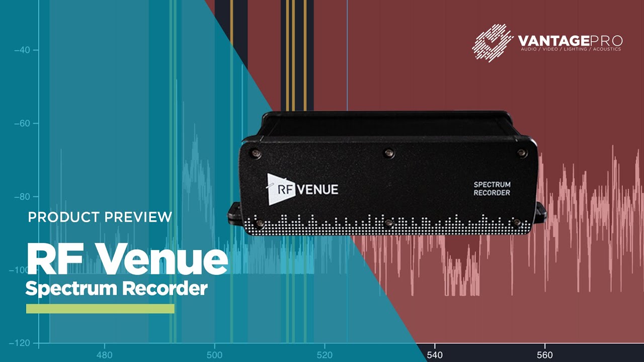 RF Venue Spectrum Recorder- Product Preview - YouTube