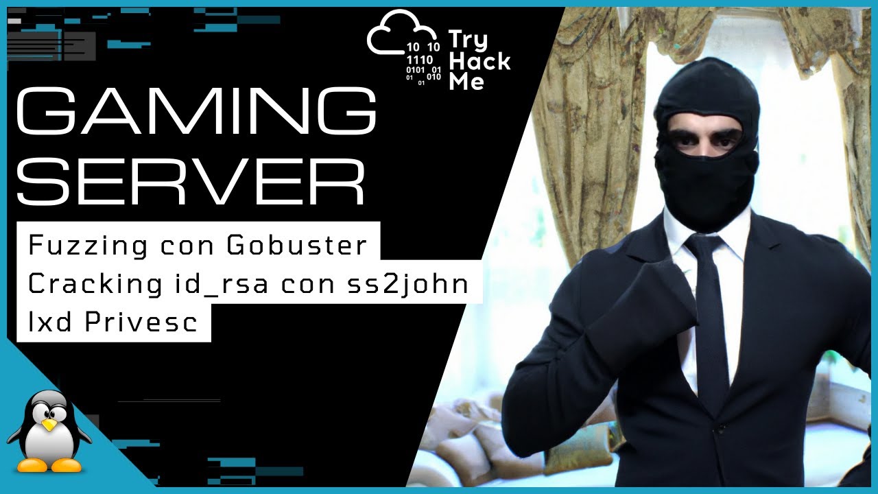 Gaming Server - TryHackMe | Walkthrough en español | Dificultad: Fácil | 2022 (Directo Resubido ...