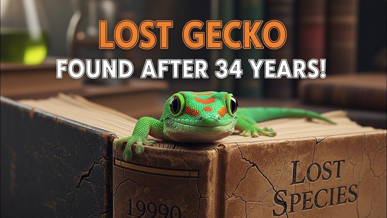 Lost Gecko Found After 34 Years! - YouTube