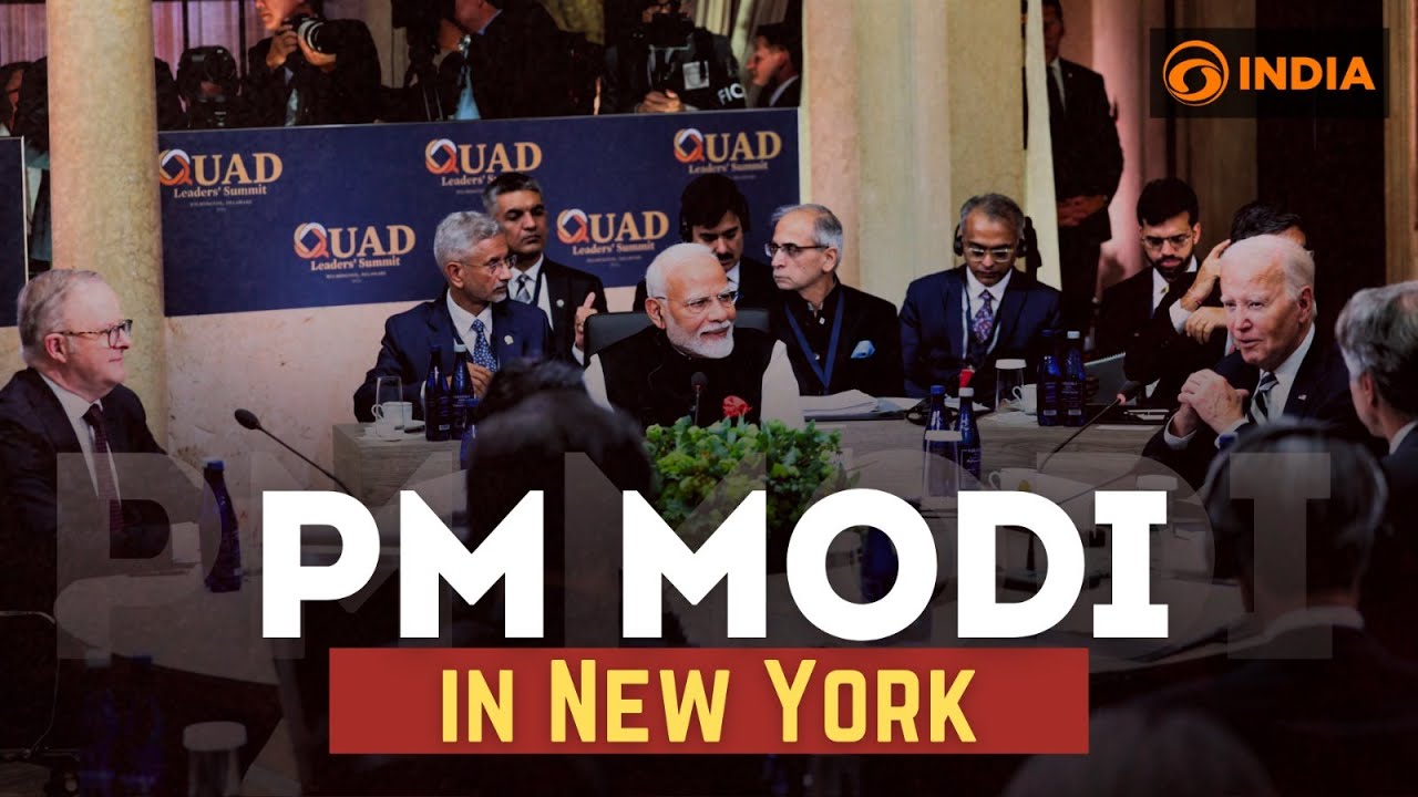 PM Modi in New York | PM Modi’s USA Visit | DD India - YouTube