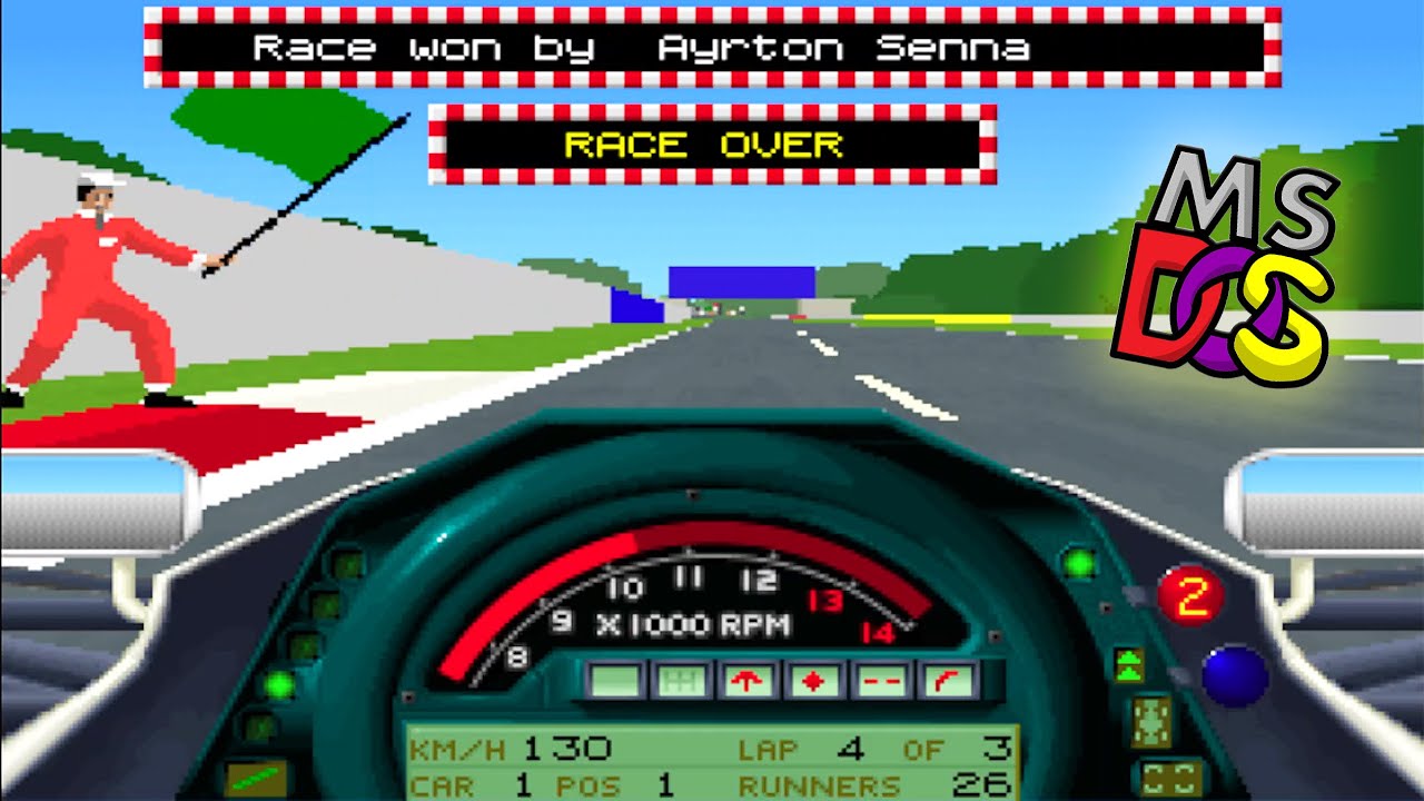 Formula 1 Grand Prix Microprose (1992) MSDOS Gameplay! - YouTube