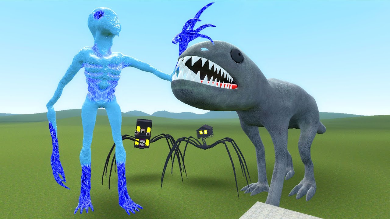 TREVOR HENDERSON VS GIANT BEHEMOTH BUILDER IN GARRY'S MOD - YouTube