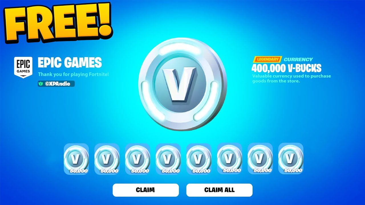 How To Get FREE VBUCKS in Fortnite 2025! (CONFIRMED) - YouTube