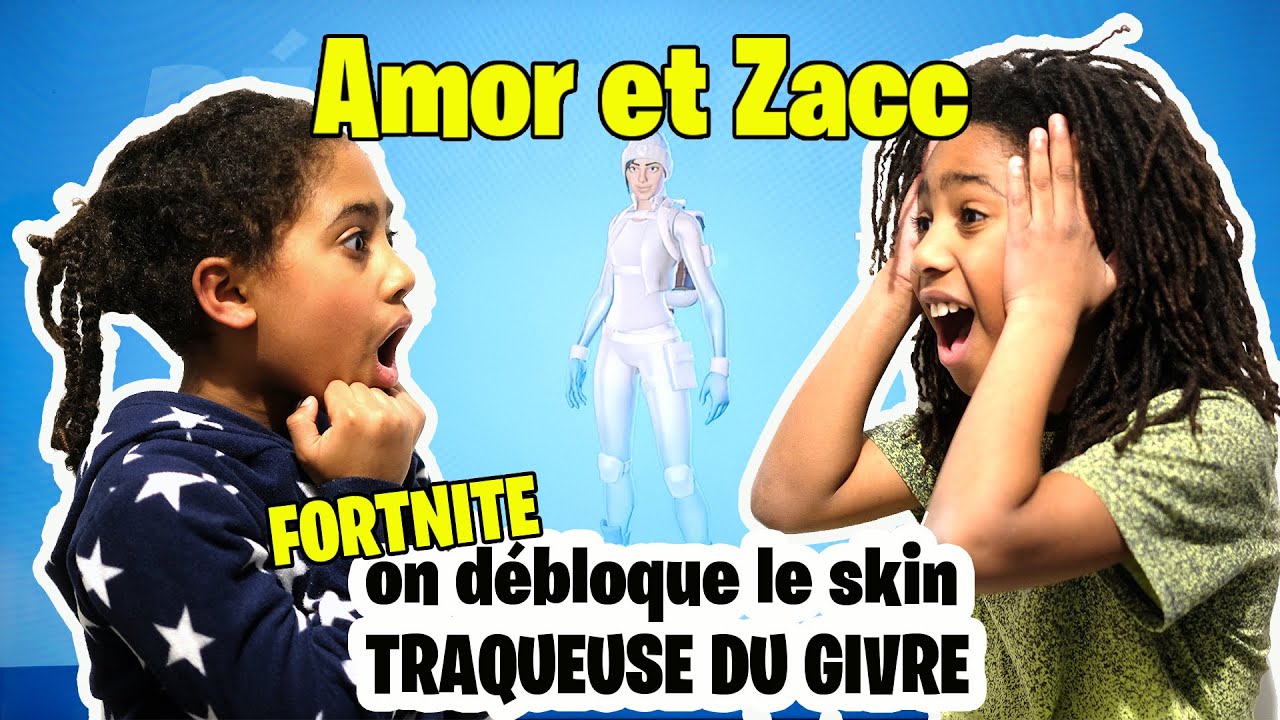 Fortnite: On débloque le nouveau skin Traqueuse du givre - YouTube