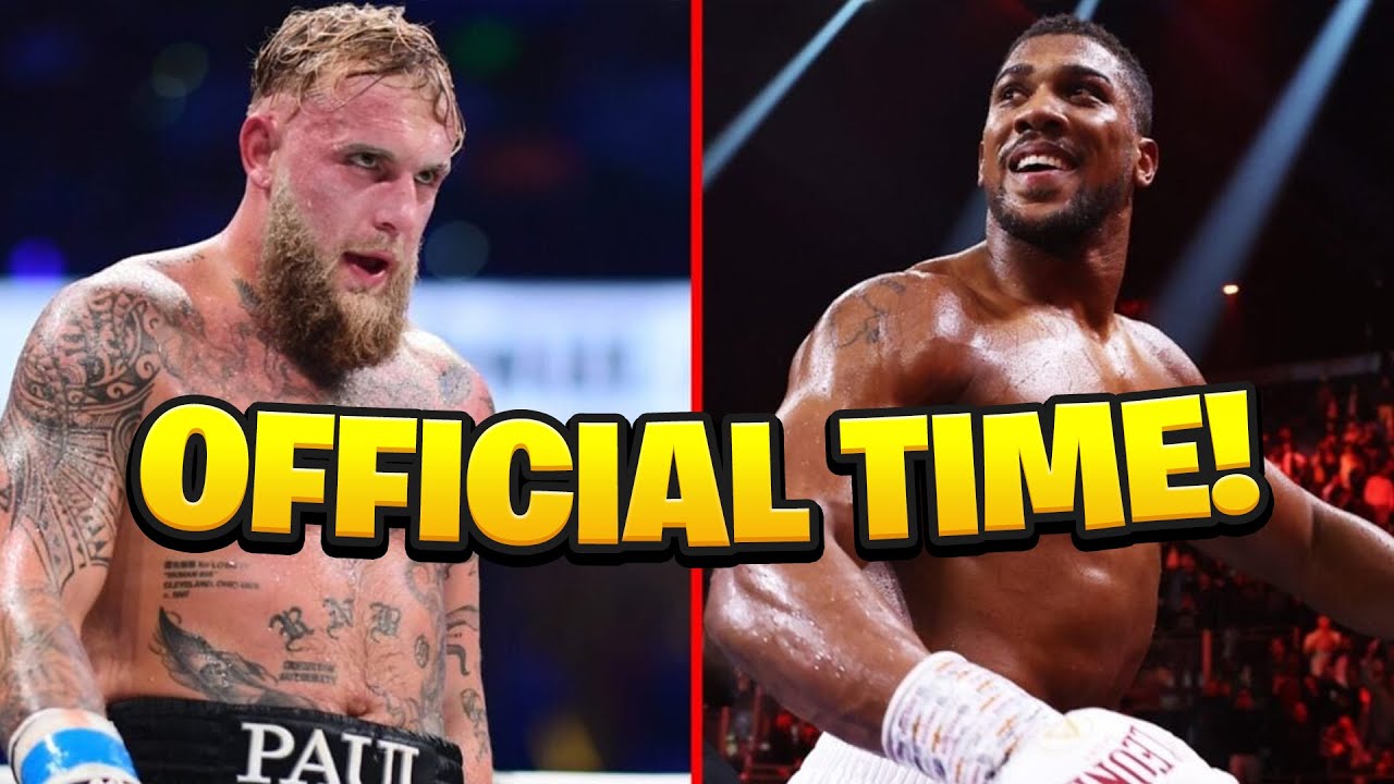 What Time is Jake Paul vs Anthony Joshua Fight? (Jake vs Aj Boxing ...