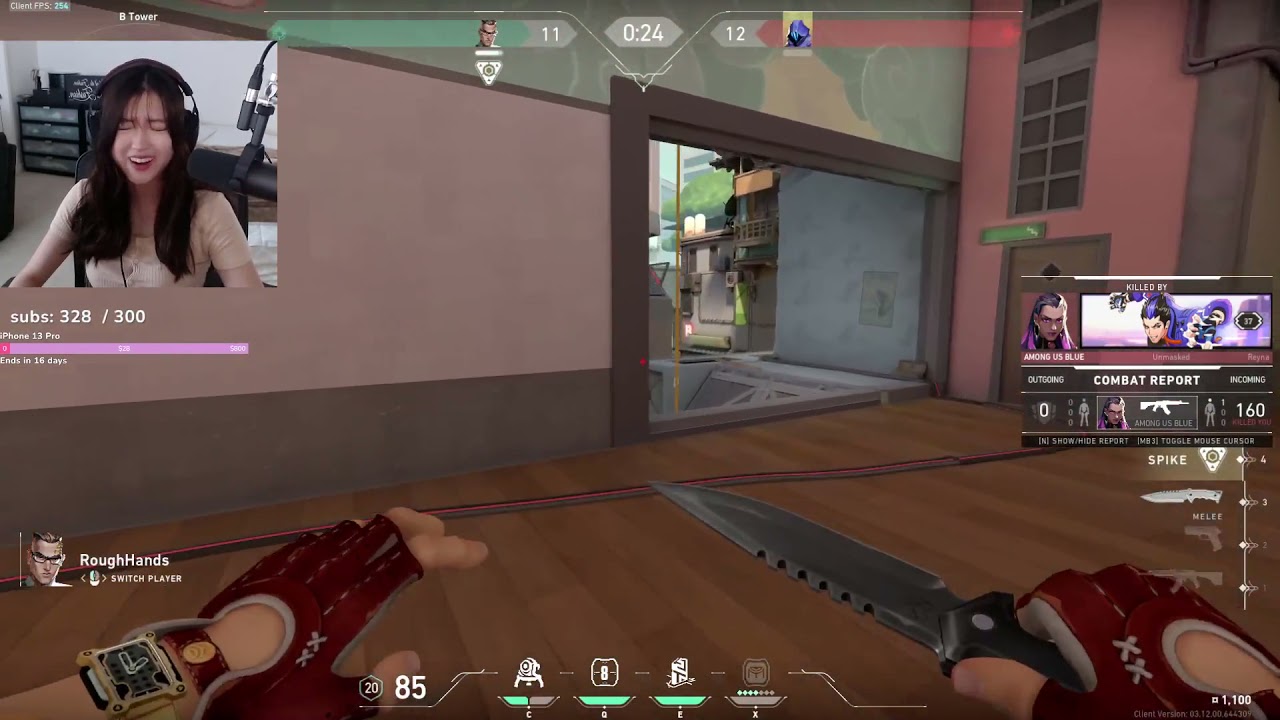 chamber's rough hands in valorant - YouTube