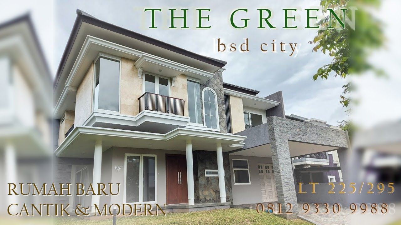 Sold!!! The Green Bsd City (002) Rumah Baru - YouTube