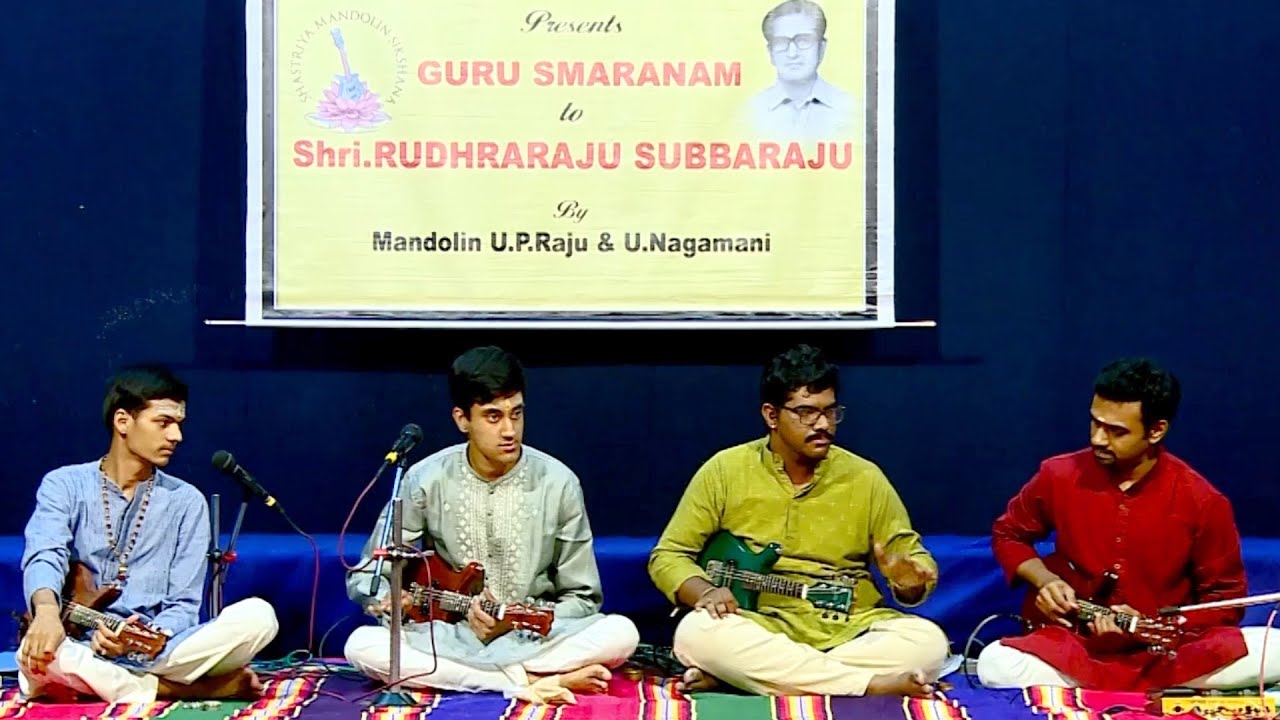 Mandolin U.P.Raju & U.Nagamani - Guru Smaranam 2023 - A Tribute to Guru ...