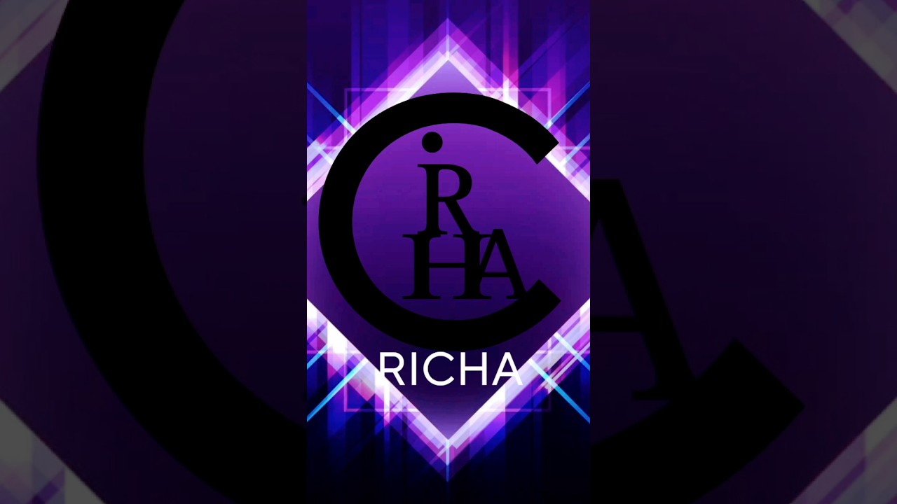 Richa Name Logo