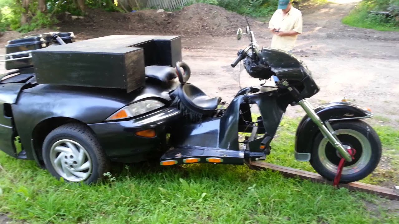 Half car half motorcycle - YouTube