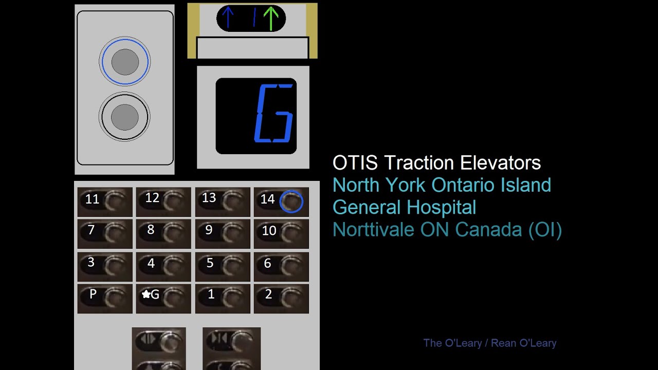 Animated: OTIS Traction Main Elevators, NYOIGH, Norttivale ON Canada ...