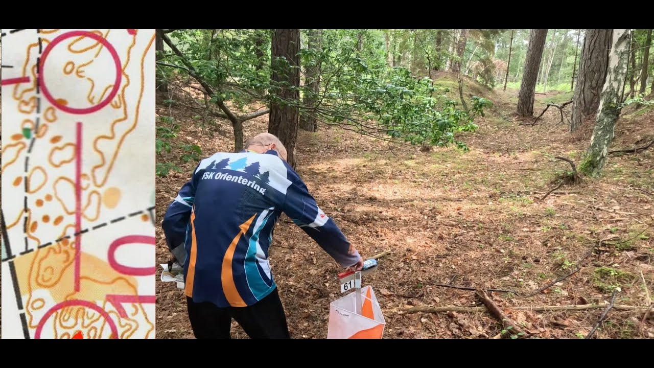 Orienteering in Rørvig Sandflugtsplantage - Odsherred Orienteering Open 2025 (4K) - YouTube