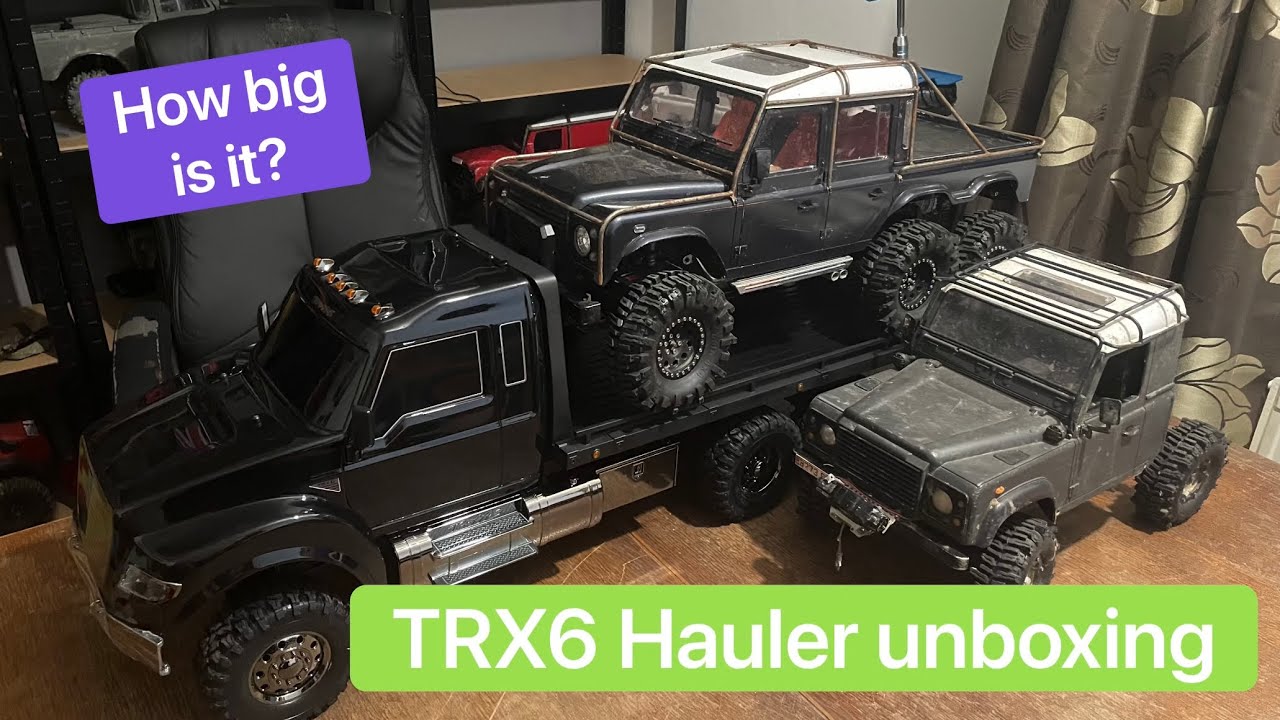 Trx6 Ultimate hauler unboxing and size - YouTube