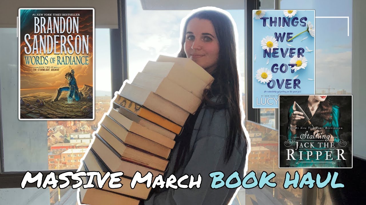 *MASSIVE* BOOK HAUL: Brandon Sanderson, Lucy Score & More - YouTube