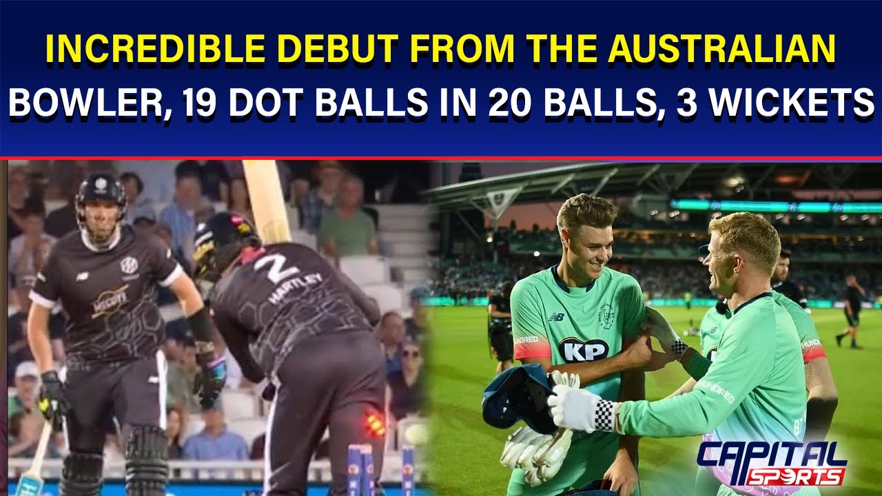 Incredible debut from the Australian bowler, 19 dot balls in 20 balls, 3 wickets | Capital ...