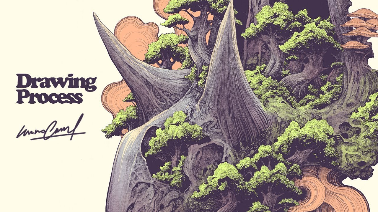 Drawing Process - "Past" By Iannocent - YouTube