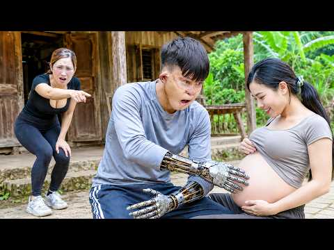 Harvesting 166kg Giant Bamboo Shoots to Sell ❗ What Will This Robot Hand Do to the Pregnant Woman?