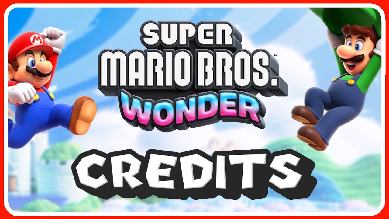 Super Mario Bros Wonder Credits 2 Player #supermariobroswonder - YouTube