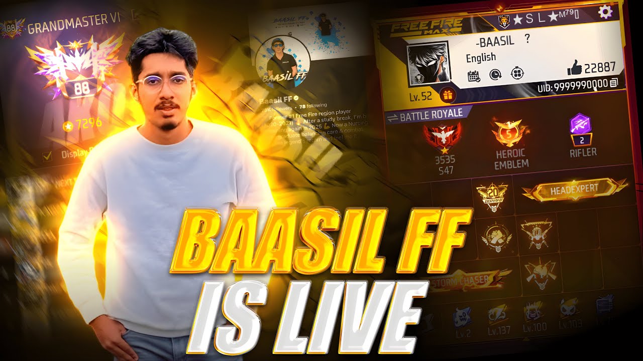 Night Live Gameplay | BAASIL FF - YouTube
