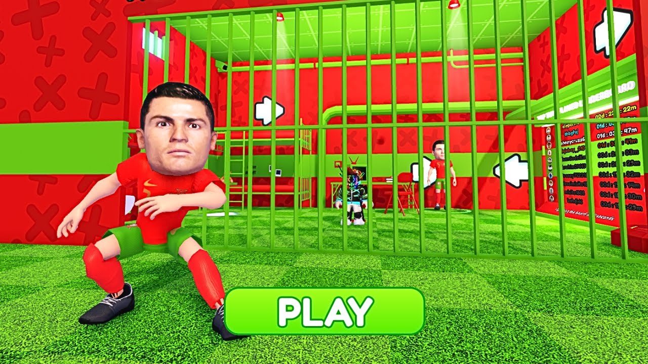 RONALDO'S PRISON RUN! (OBBY) Roblox Walkthrough - YouTube