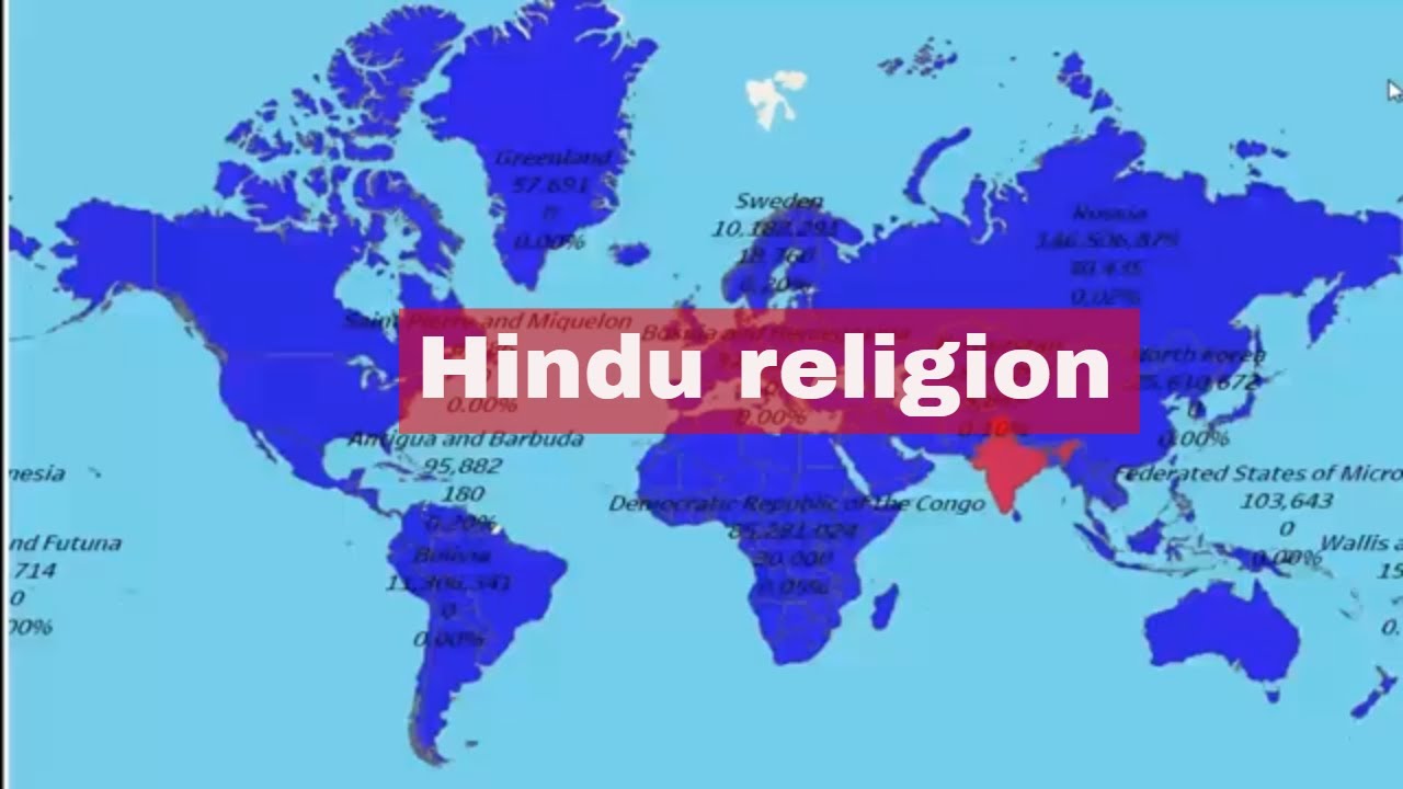 Hindu Religion Map