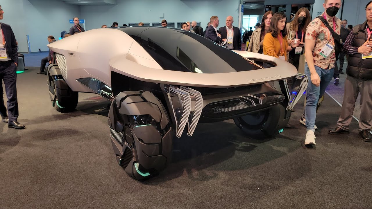 Car From 2040 | Delorean Omega 2040 Futuristic car - YouTube