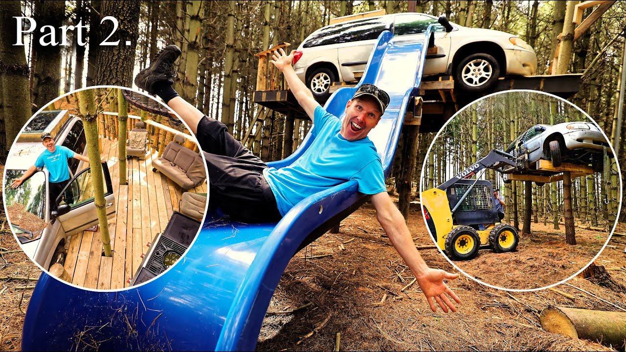 I Built a Luxurious TRUCK TREEHOUSE! - YouTube