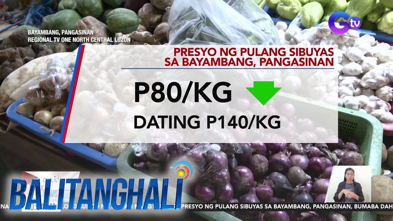 Presyo ng pulang sibuyas | BT - YouTube