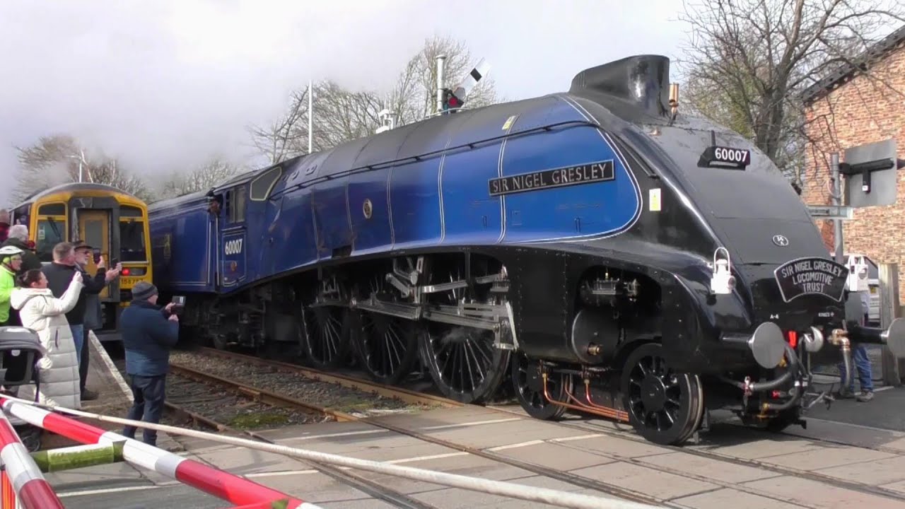 60007 Sir Nigel Gresley CREWE to GROSMONT arriving today 13-03-2025 ...