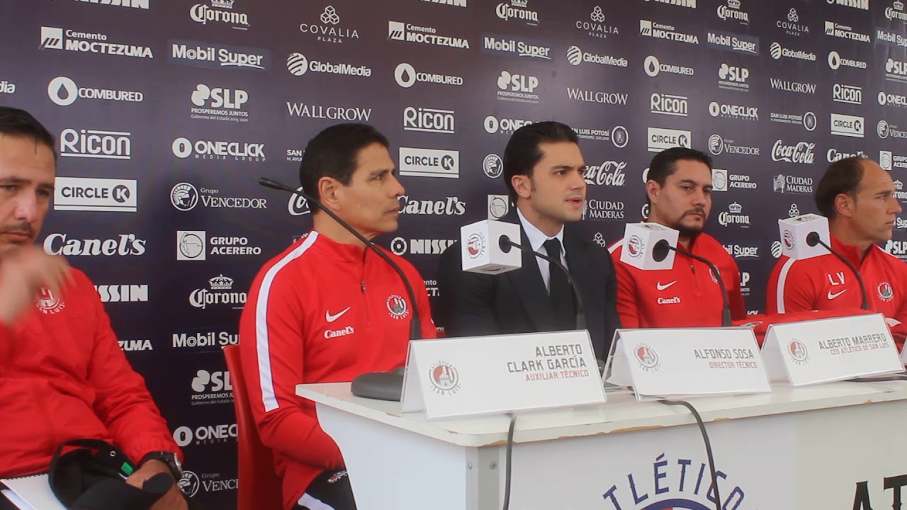 ALBERTO MARRERO PRESENTO AL NUEVO ENTRENADOR DEL ATLETICO DE SAN LUIS ...