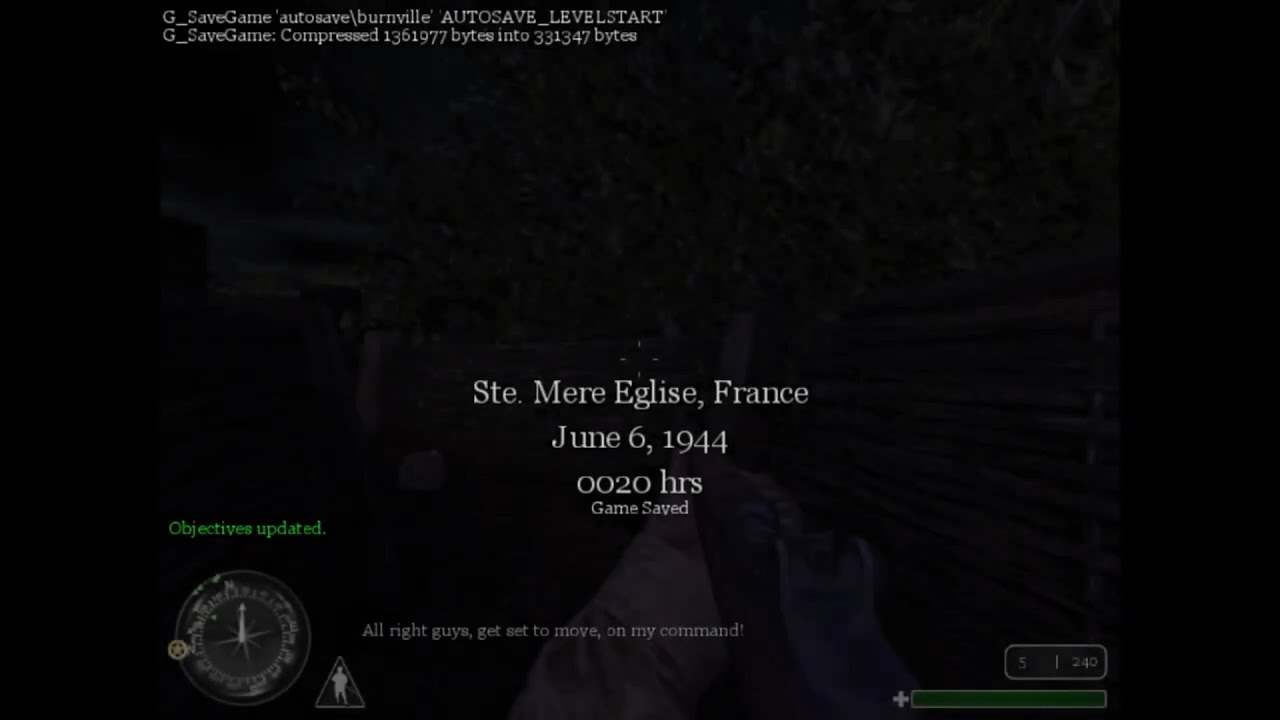 Call Of Duty PC 1944 2003 USA Campaign Private Martin Walkthrough Part ...