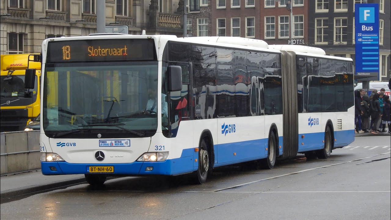 GVB Mercedes-Benz Citaro 0530G 321 BT-NH-60 - YouTube