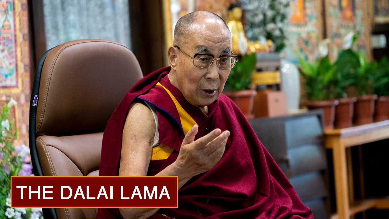 Dalai Lama Meditating