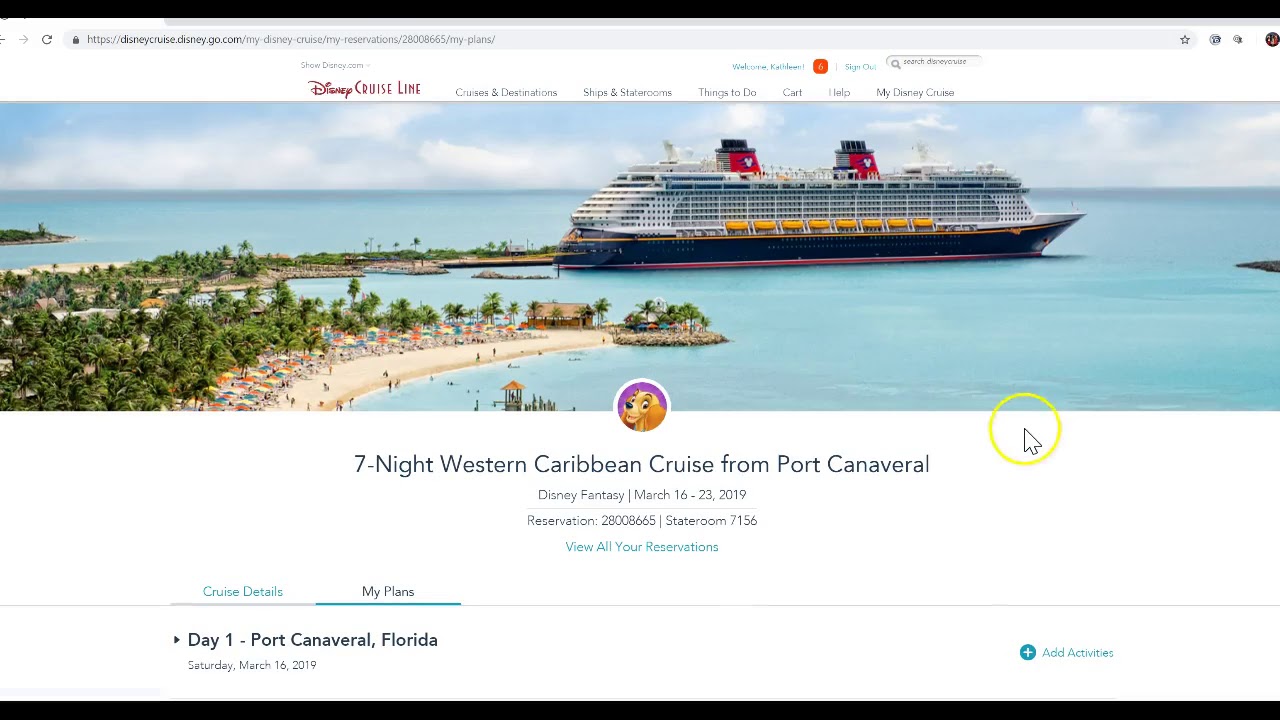 Disney Cruise Online Check in 2019 YouTube disney-cruise-online-check-in-2019-youtube