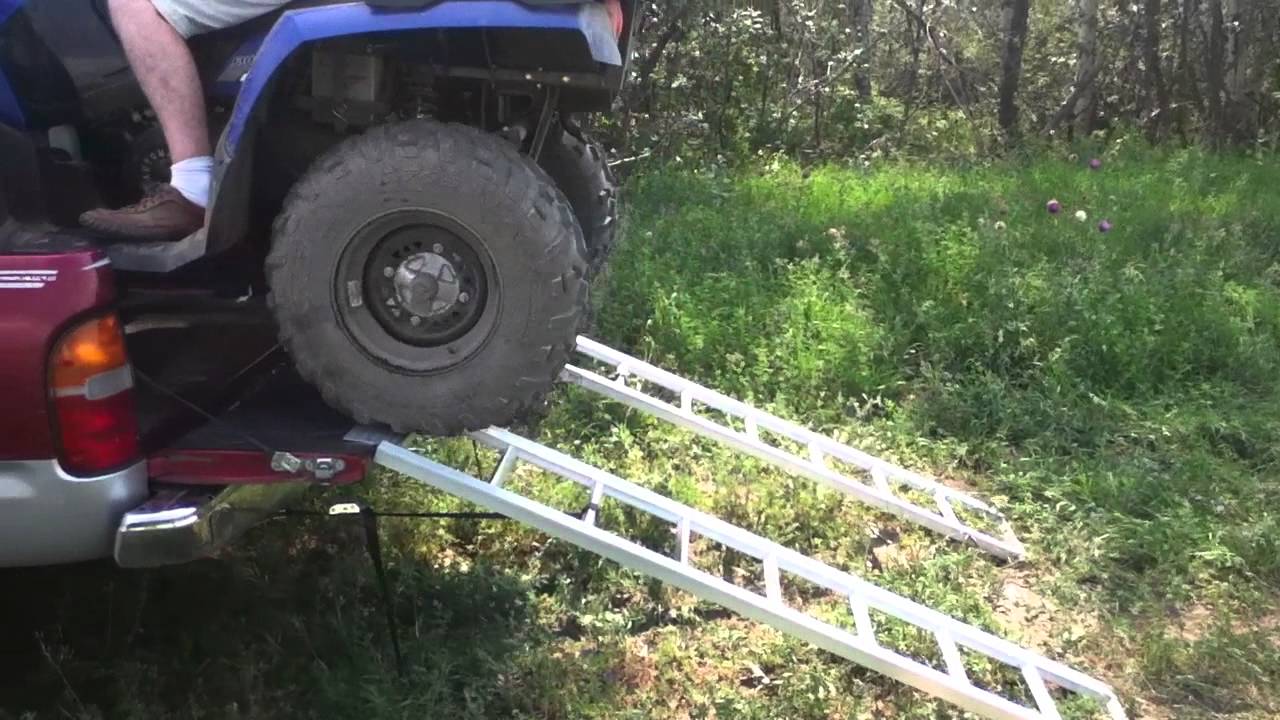 Highland 69" Aluminum ATV Ramps - YouTube