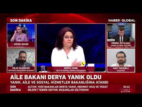 Yeni Aile ve Sosyal Hizmetler Bakanı Derya Yanık Haber Global'e Konuştu