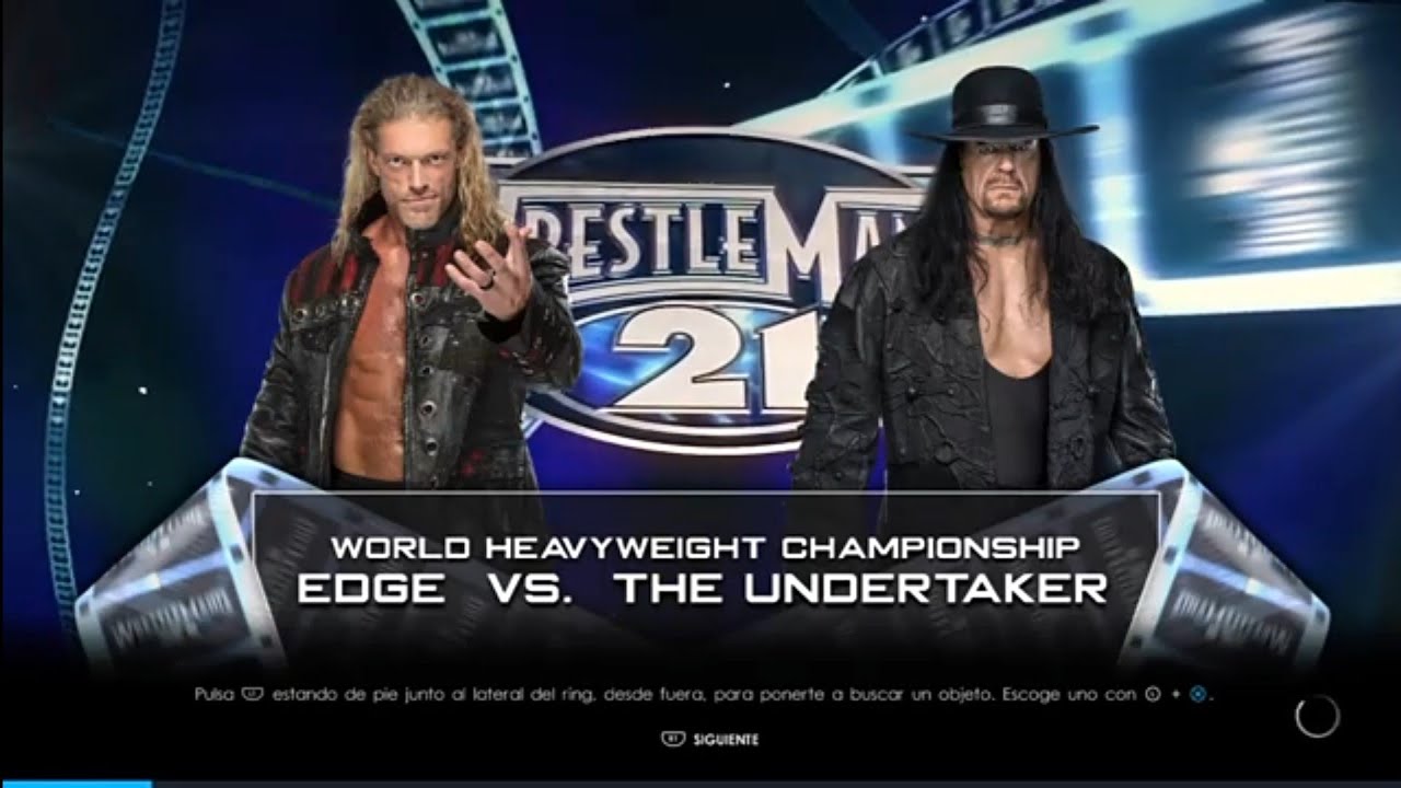 Edge vs Undertaker. Hell in a cell. World Heavyweight Championship ...