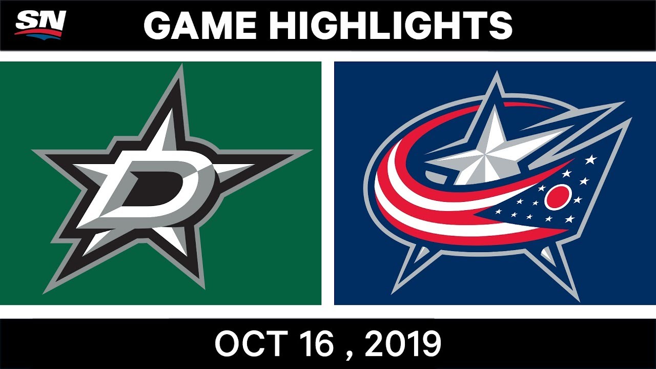 NHL Highlights | Stars vs Blue Jackets – Oct 16 2019 - YouTube