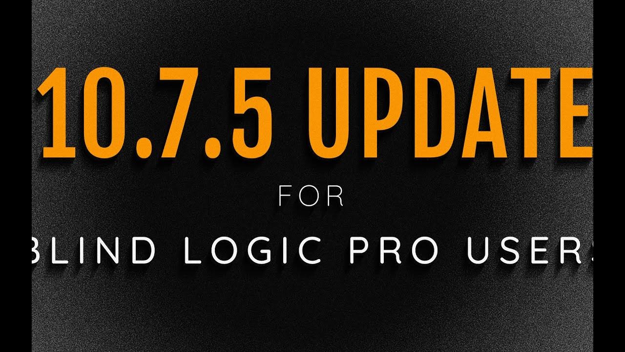 Logic Pro 10.7.5 For Blind Users With VoiceOver - New Sounds And New Feature - Nested Track ...