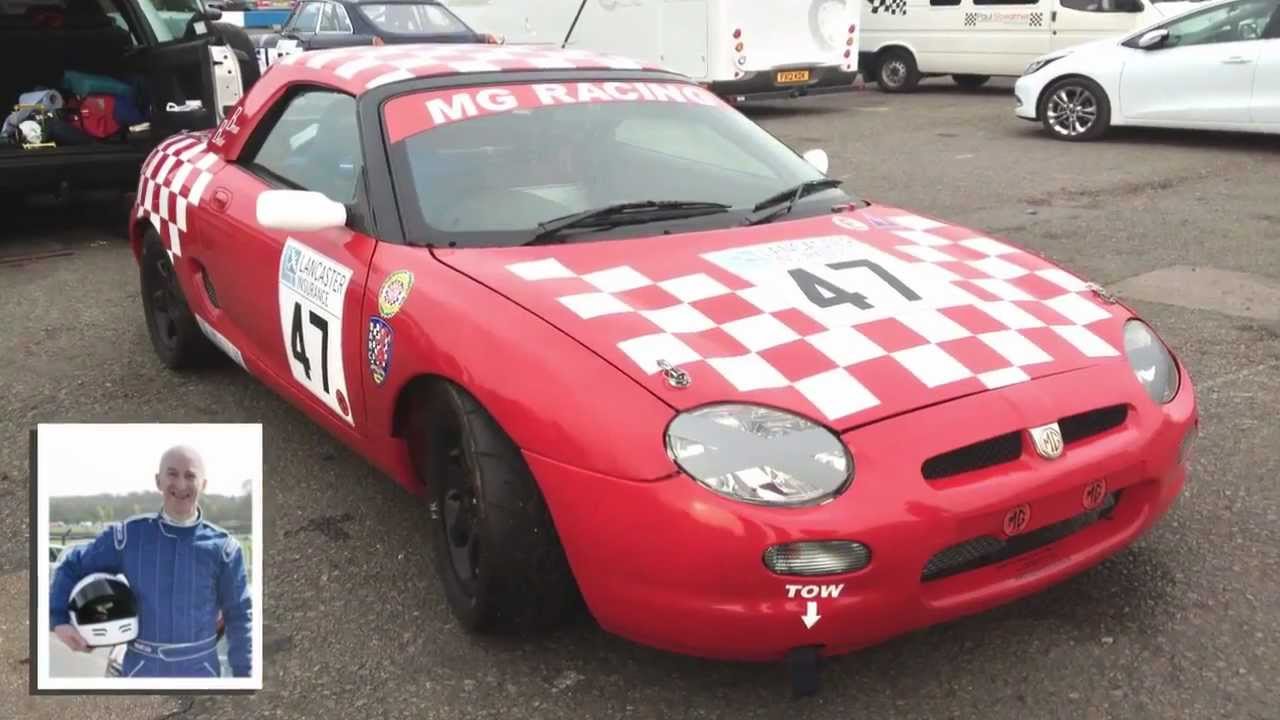 External Footage MG Owners Club Racing (MGF MGZR MGZS MGB) Ft Brian ...