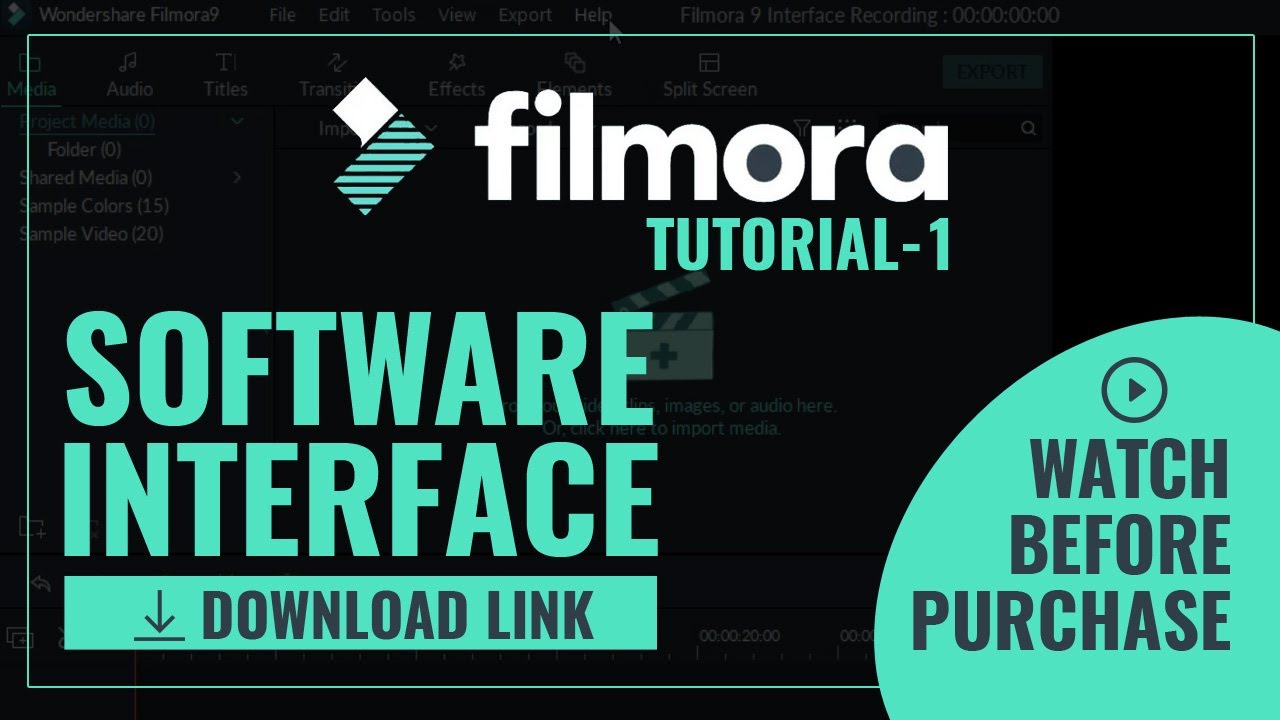 Filmora 9 Interface Tutorial | Filmora Free Download - YouTube