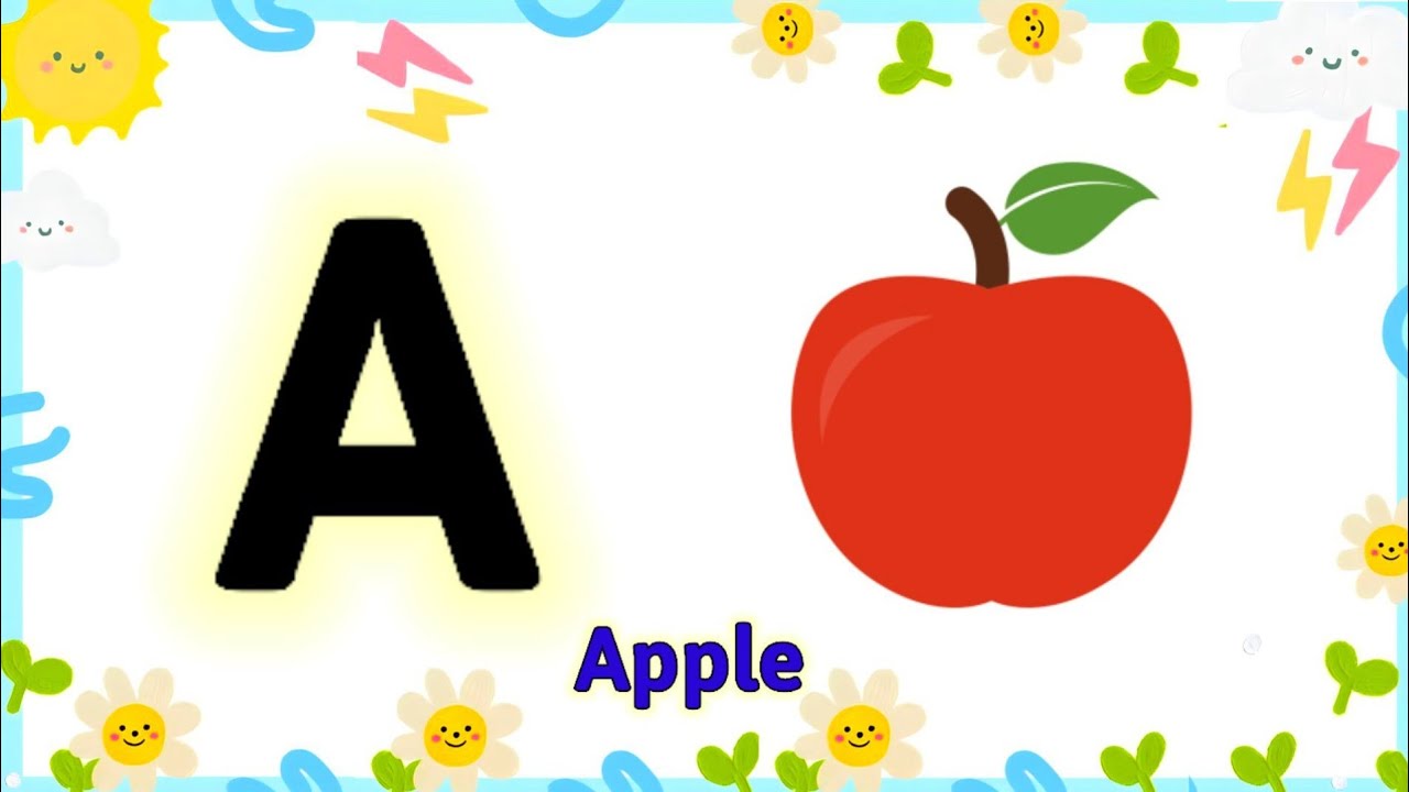 ABC for kids | ABCD | Learn Abc | Abcd words | Abc for kindergarten ...