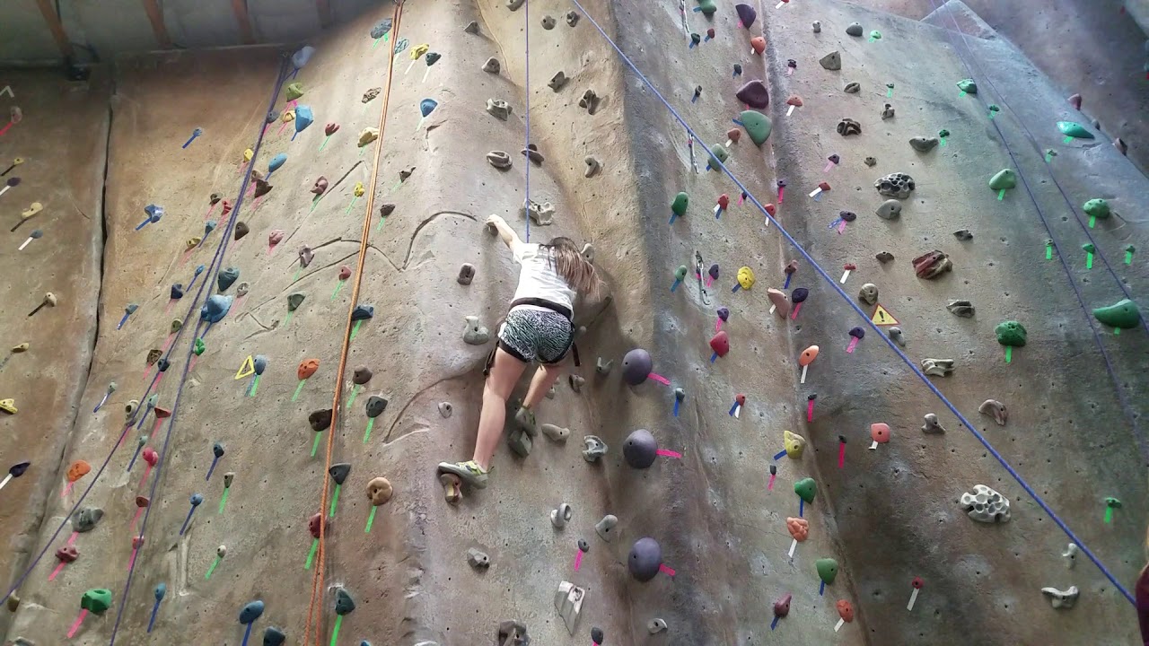 Sadie rock climbing 8/2017 2 - YouTube