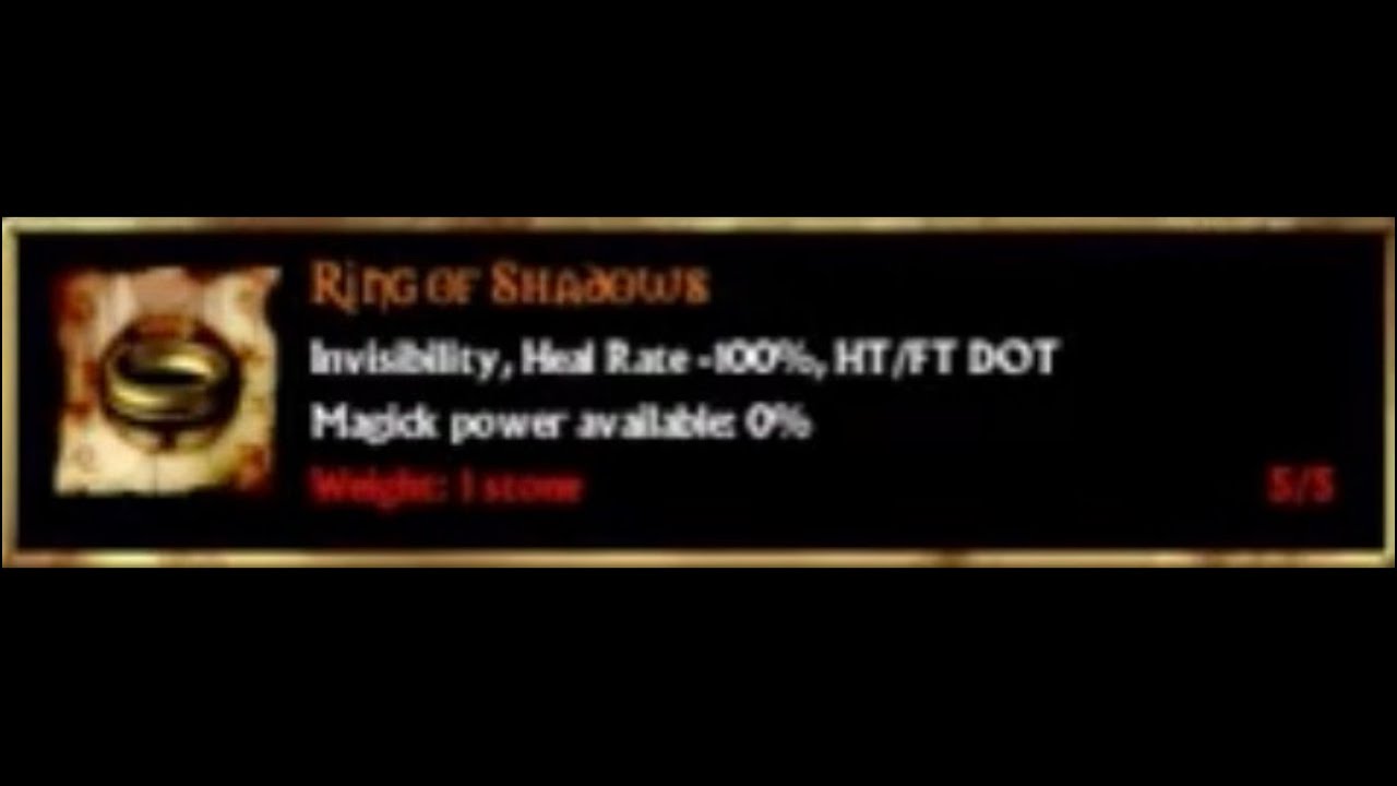 How to obtain Ring of Shadows: Arcanum of Steamworks and Magick Obscura ...