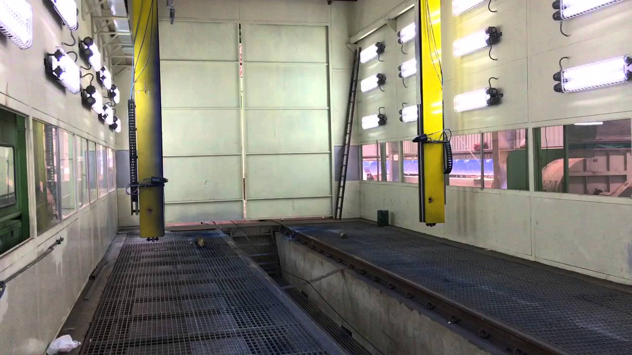 Automatic Paint booth for railways ,rail coach and locomotives- Prism ...