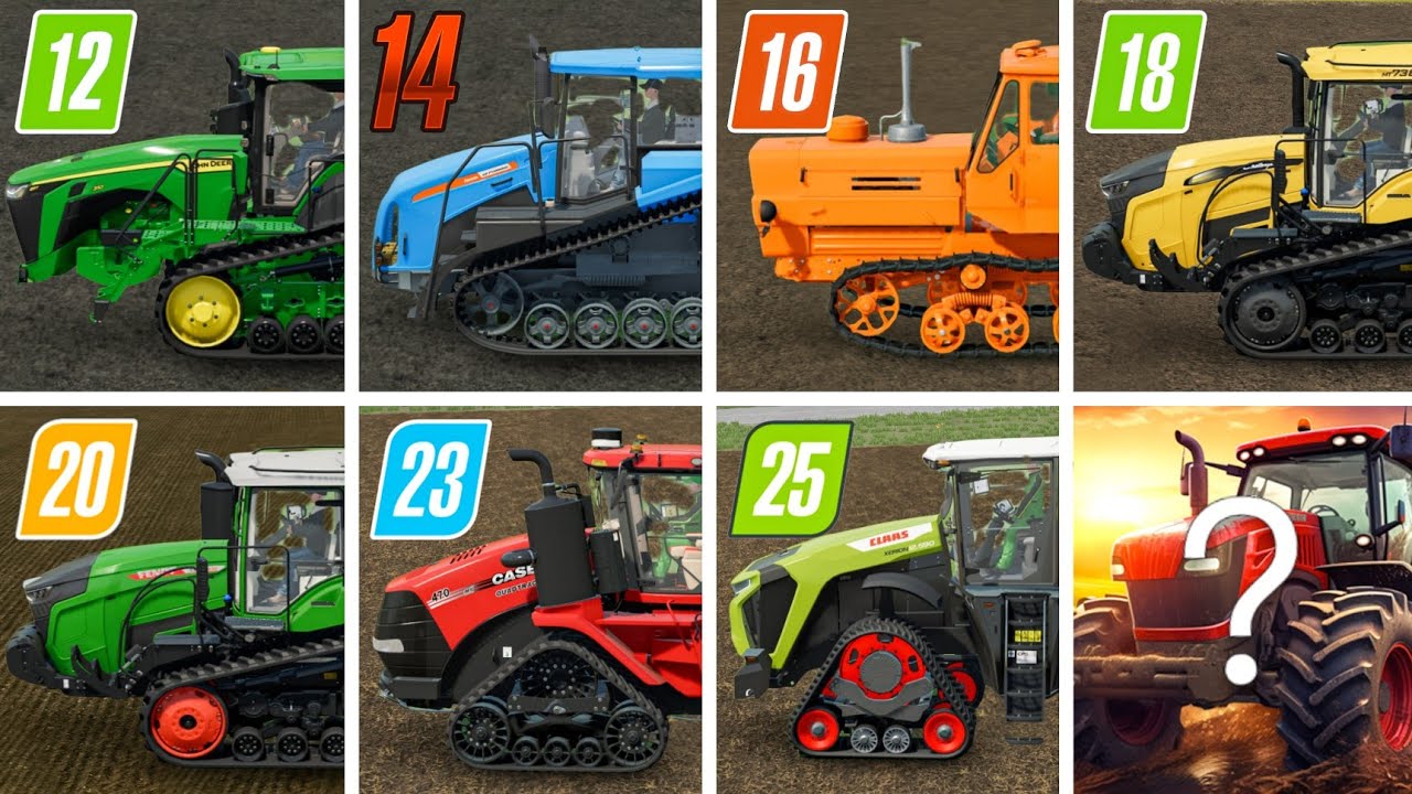 Fs12 Vs Fs14 Vs Fs16 Vs Fs18 Vs Fs23 Vs Fs25? Side Tractor View ...