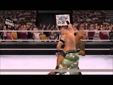 WWE 12 PSP John Cena vs The Rock (WM 28) - YouTube